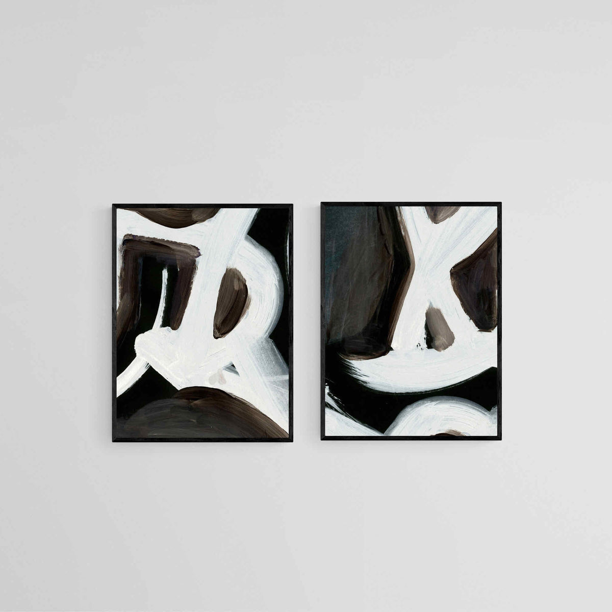 Bones Abstract Wall Art Set ⭐️ Canvas & Framed + Many Sizes – Pixalot