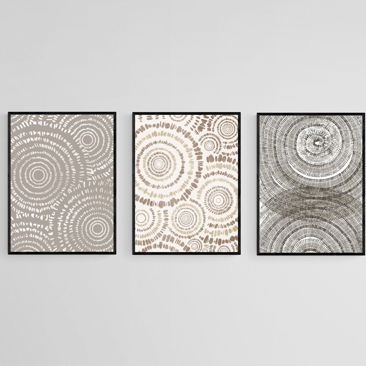 Natural Circles Set Wall Art | Canvas & Framed Prints – Pixalot