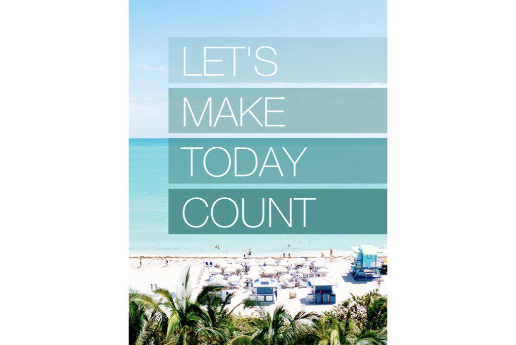 Let's Make Today Count Wall Art ⭐️ Canvas & Framed + Many Sizes – Pixalot